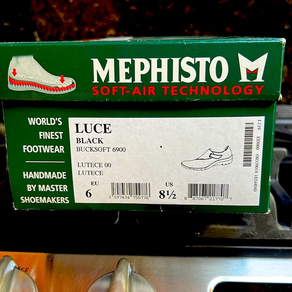 Mephisto | Shoes | Mephistom Softair Technology Luce Black Bucksoft ...